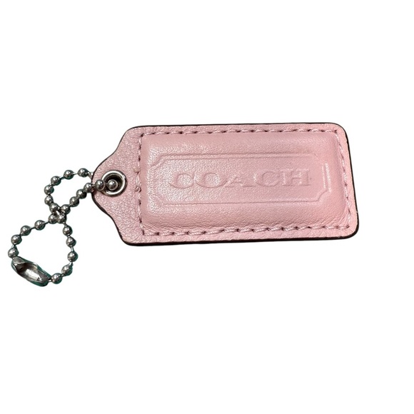 Coach | Accessories | Coach Pink Replacement Leather Hangtag Hang Tag ...